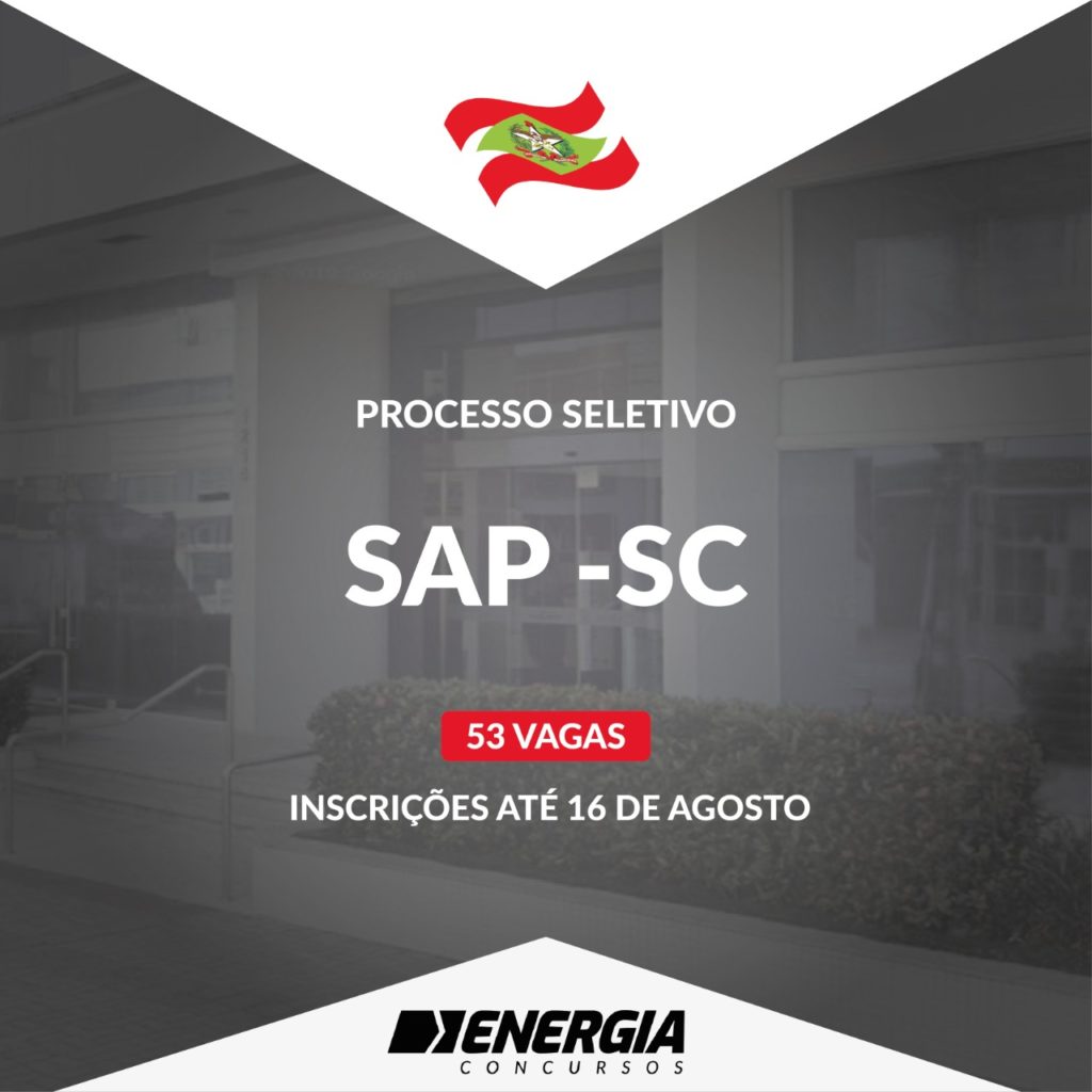Processo seletivo SAP SC: edital com 53 vagas Processo seletivo SAP SC: edital com 53 vagas
