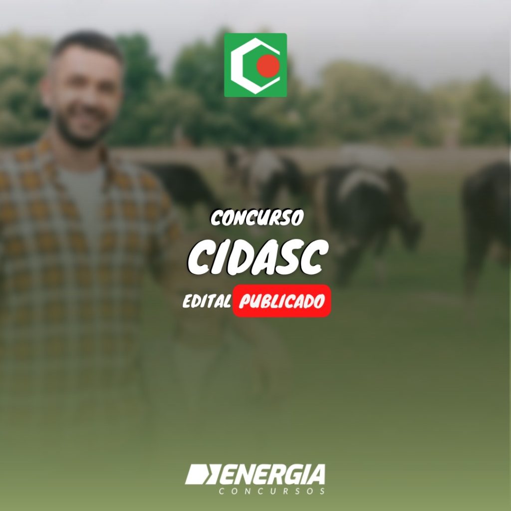 Cidasc – SC abre Concurso Público com um total de 54 vagas e formação ... Cidasc – SC abre Concurso Público com um total de 54 vagas e formação ...